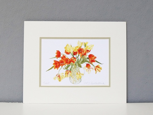 SMALL SIGNED PRINT Tulips £8.00 - Prints online shopping website for ...